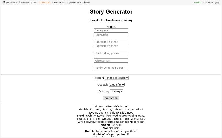 Story Generator