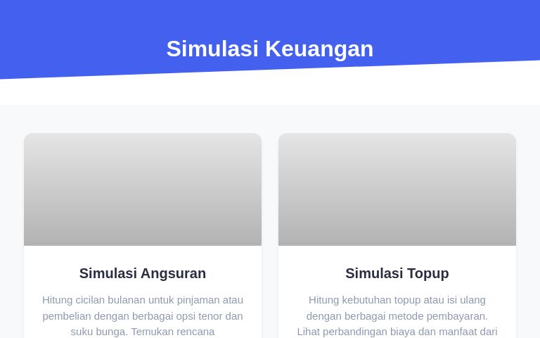 Simulasi Keuangan ― Perchance Generator