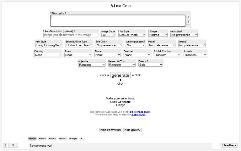 A.I-ma-Ge.n ― Perchance Generator