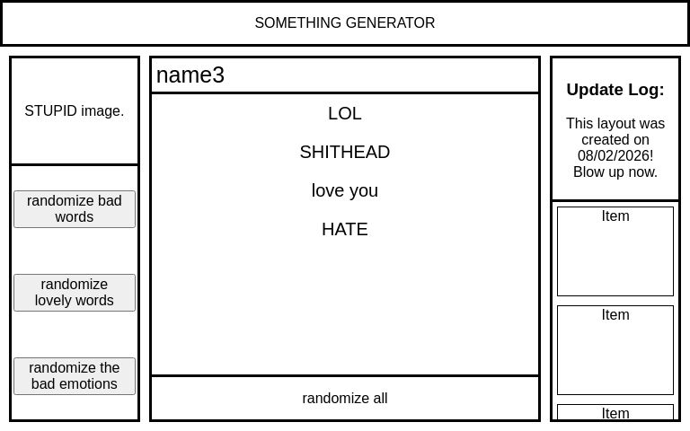 Layout For Generators