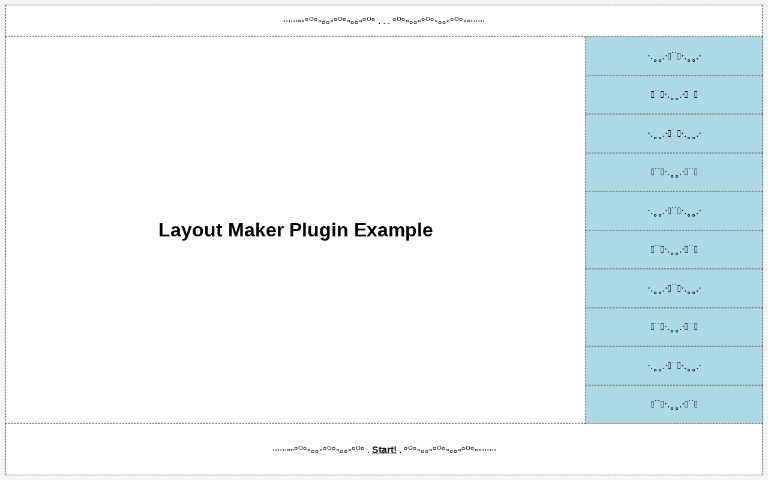 Layout Maker Plugin Example