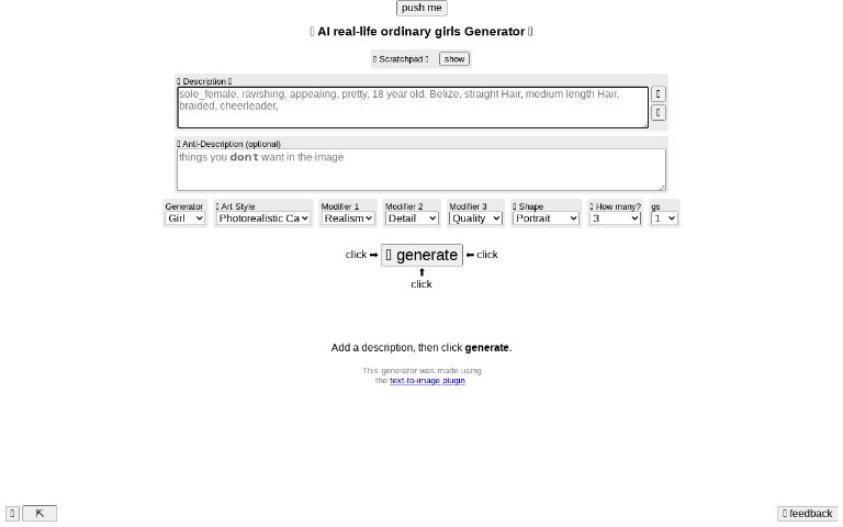 AI real-life ordinary girls Generator (free, no sign-up, no limits)