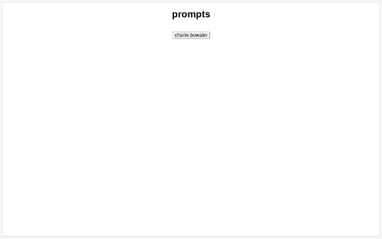 prompts ― Perchance Generator