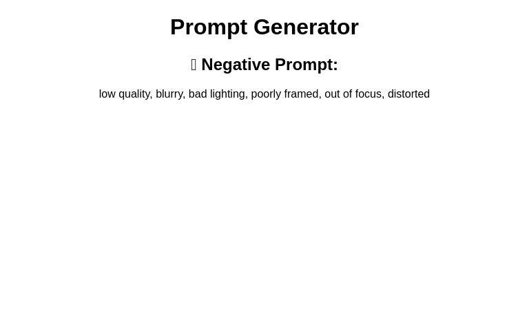 🧠 Prompt Generator