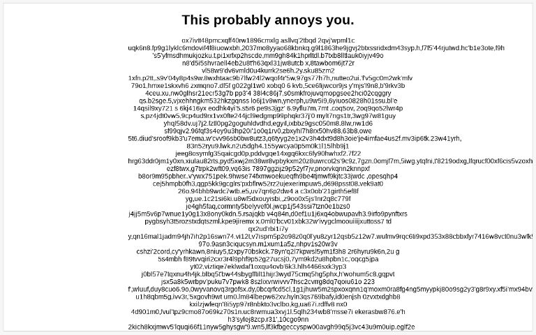 Annoying Generator 2