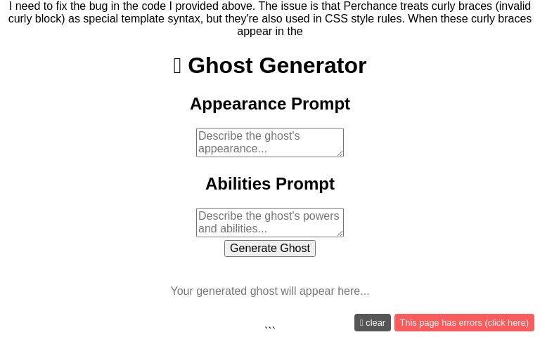 👻 Ghost Generator