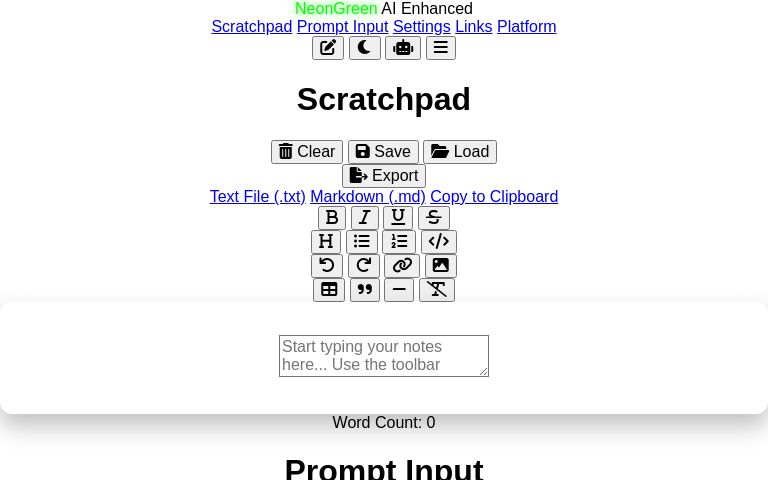 Scratchpad ― Perchance Generator