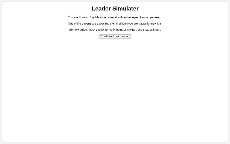 Leader Simulater ― Perchance Generator
