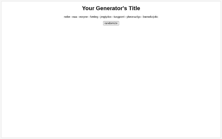 Hm8kp5m0p4 ― Perchance Generator