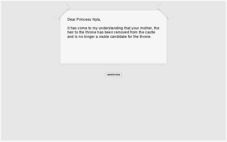 Fancy Letter Generator