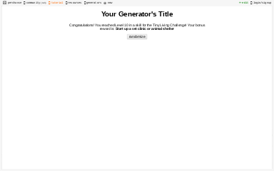 Level10bonus ― Perchance Generator