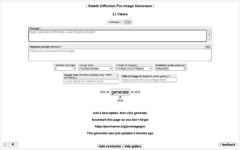 Free No Limit AI Image Generator
