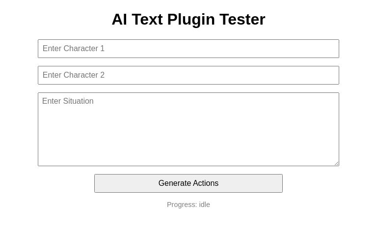 AI Text Plugin Tester