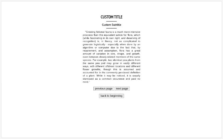 Multi-Page Newspaper Column Template ― Perchance Generator