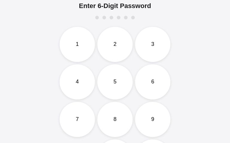 Enter 6-Digit Password ― Perchance Generator
