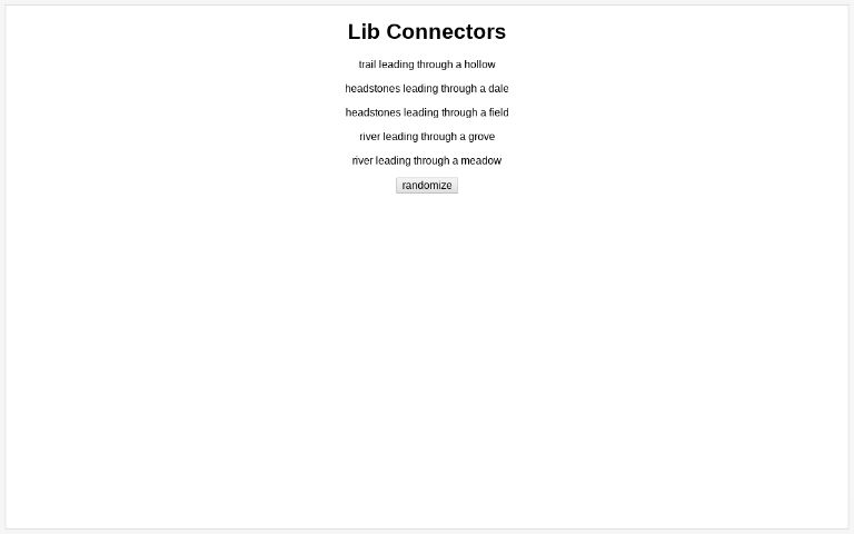 Lib Connectors ― Perchance Generator