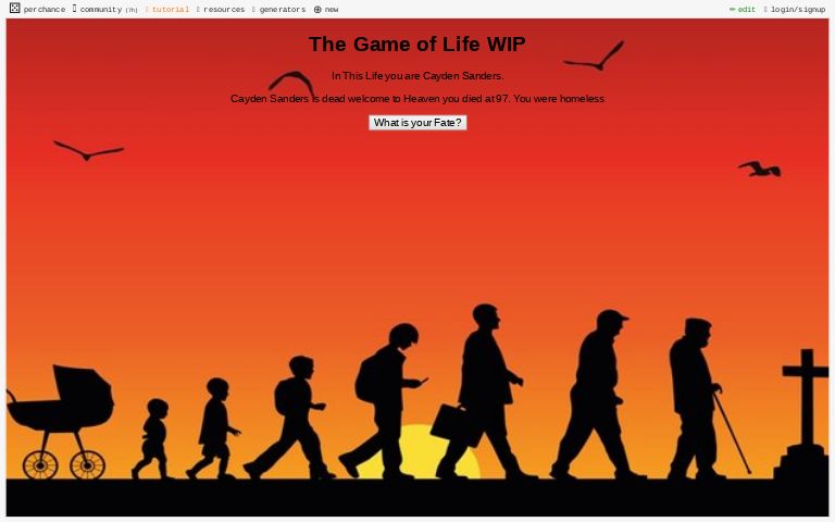 The Game of Life WIP ― Perchance Generator
