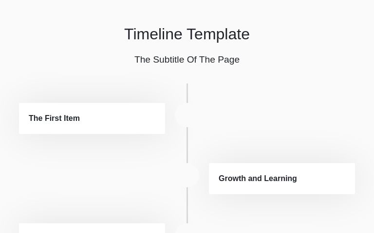 Timeline Template ― Perchance Generator