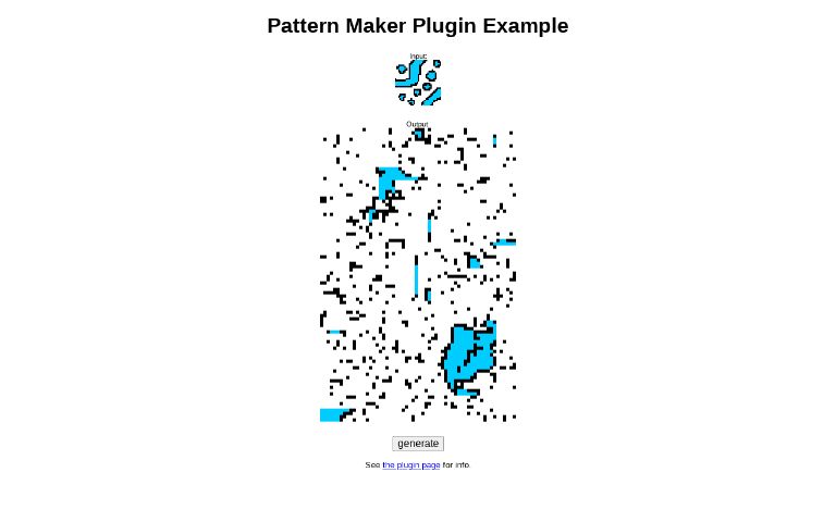 Pattern Maker Plugin Example