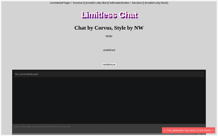 Limitless Chat