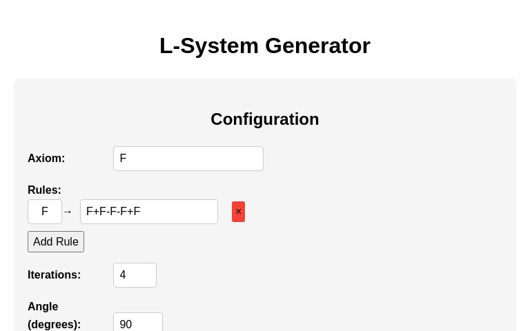 L-System Generator