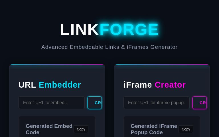 LinkForge ― Perchance Generator