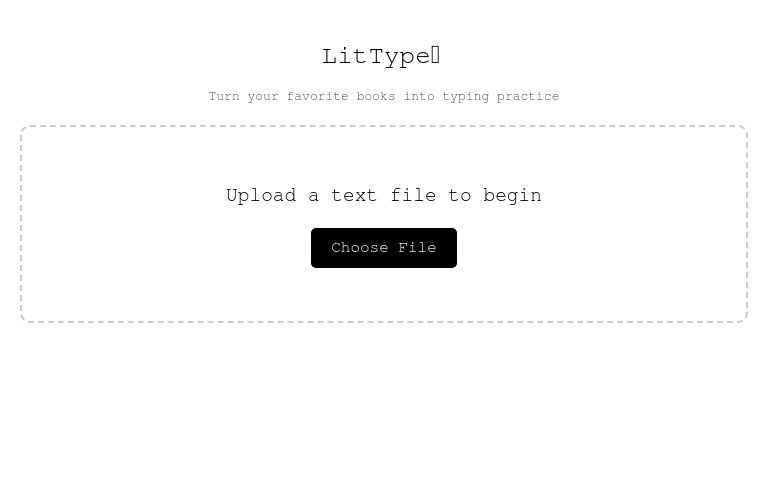 LitType🕮 ― Perchance Generator