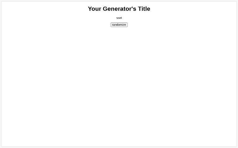 Liv171ij0c ― Perchance Generator