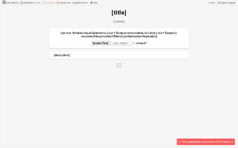 Random Simile Generator