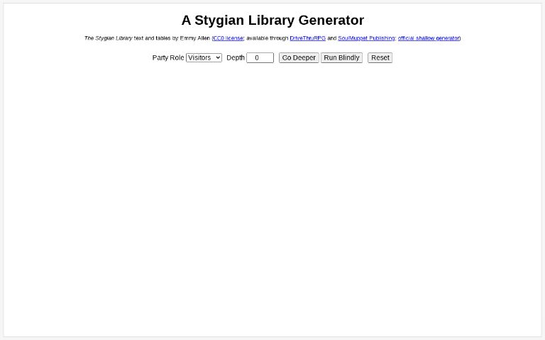 A Stygian Library Generator