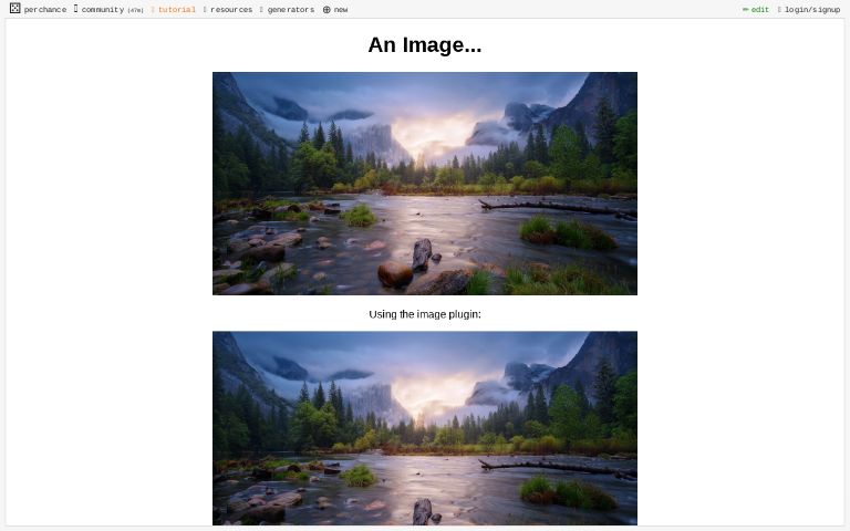 An Image... ― Perchance Generator