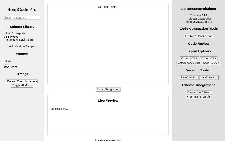 Snippet Database ― Perchance Generator