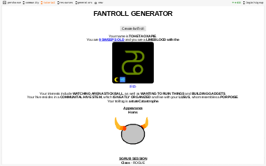 FANTROLL GENERATOR