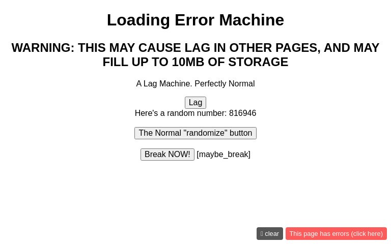 Load Machine ― Perchance Generator