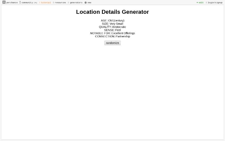Location Details Generator
