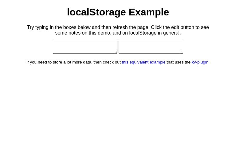 localStorage Example ― Perchance Generator