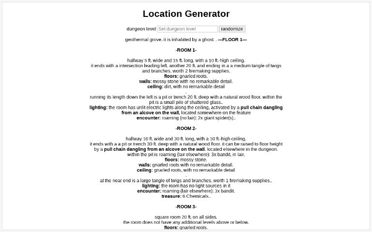 Location Generator