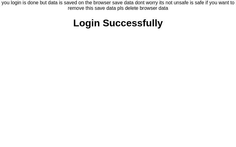 Login Successfully ― Perchance Generator