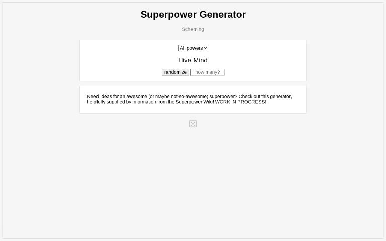 Superpower Generator