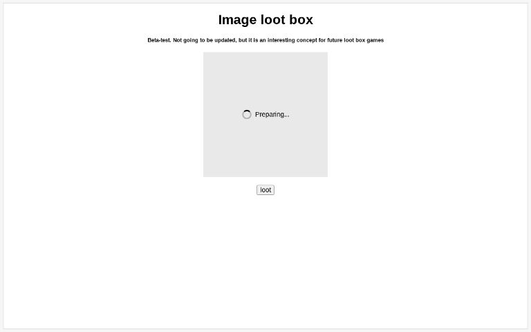 AI loot box ― Perchance Generator
