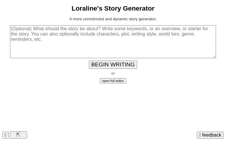 Story Generator (free, unlimited, no sign-up)