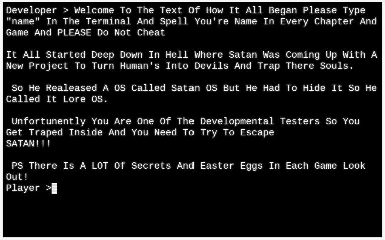 How It All Began ― Perchance Generator