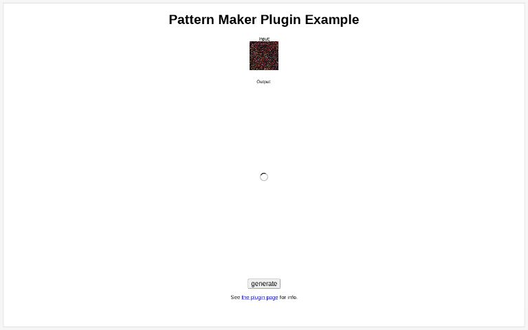 Pattern Maker Plugin Example