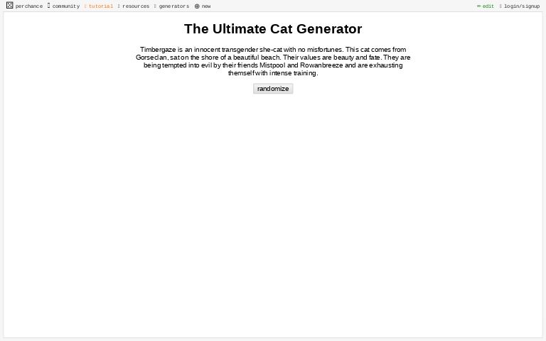 The Ultimate Cat Generator