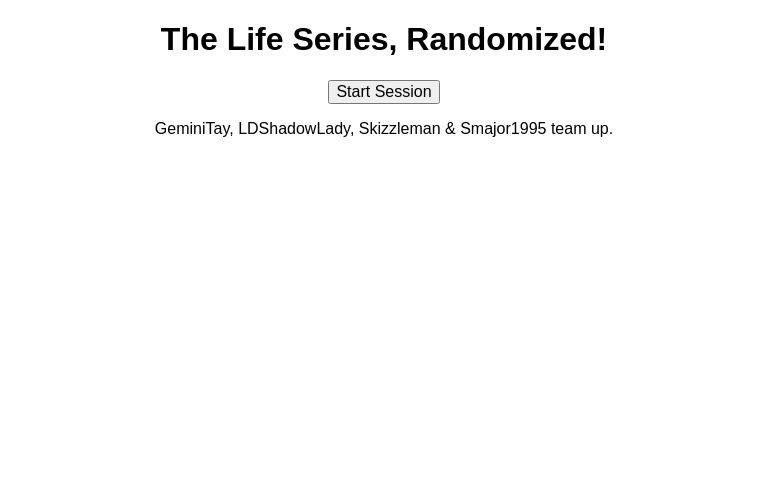 The Life Series, Randomized! ― Perchance Generator
