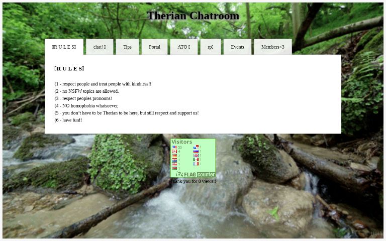 Therian Chatroom ― Perchance Generator