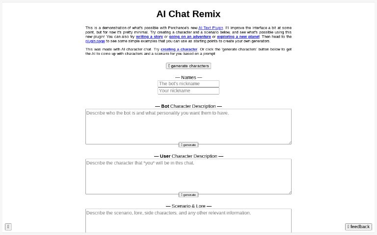 AI Chat & Roleplay (free, no sign-up, fast, unlimited)
