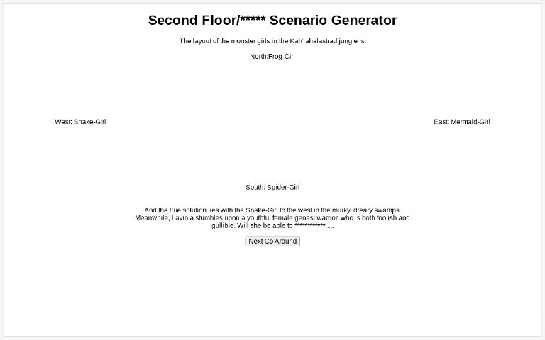 Second Floor/***** Scenario Generator