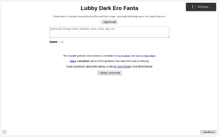 Lubby Dark Ero Fanta ― Perchance Generator