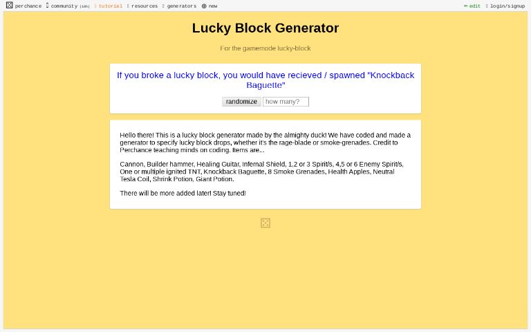 Lucky Block Generator